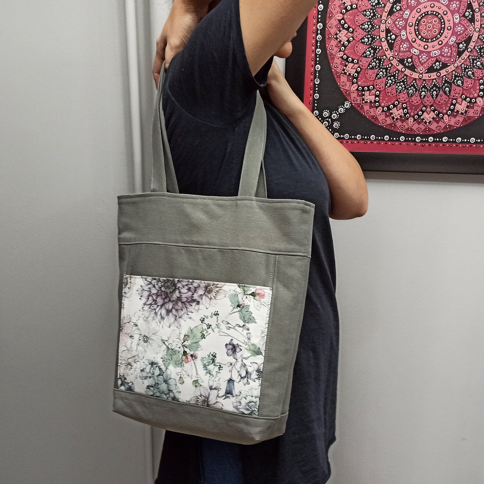 Shoulder Bag PDF Sewing Pattern: Easy Satchel Design (A1, A4, Letter ...