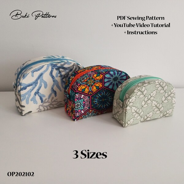 Makeup Bag Pattern - Etsy