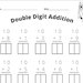 11 Printable Double Digit Addition Worksheets. Numbers 10 - 20. Grades ...