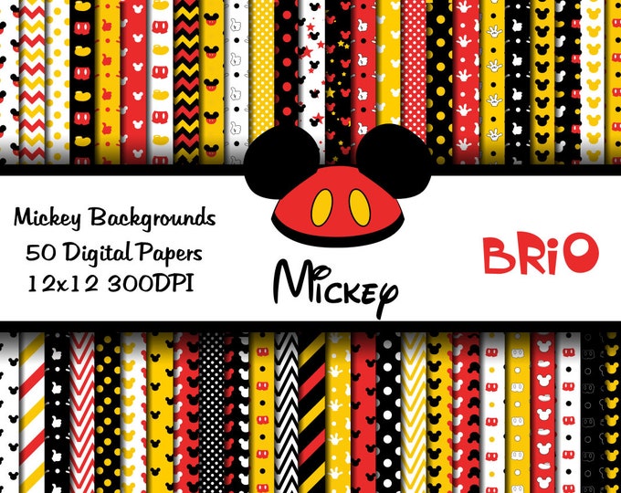 Mickey & Minnie Numbers Set/ Mickey Ears Numbers Clip Art/ Mickey Hands ...