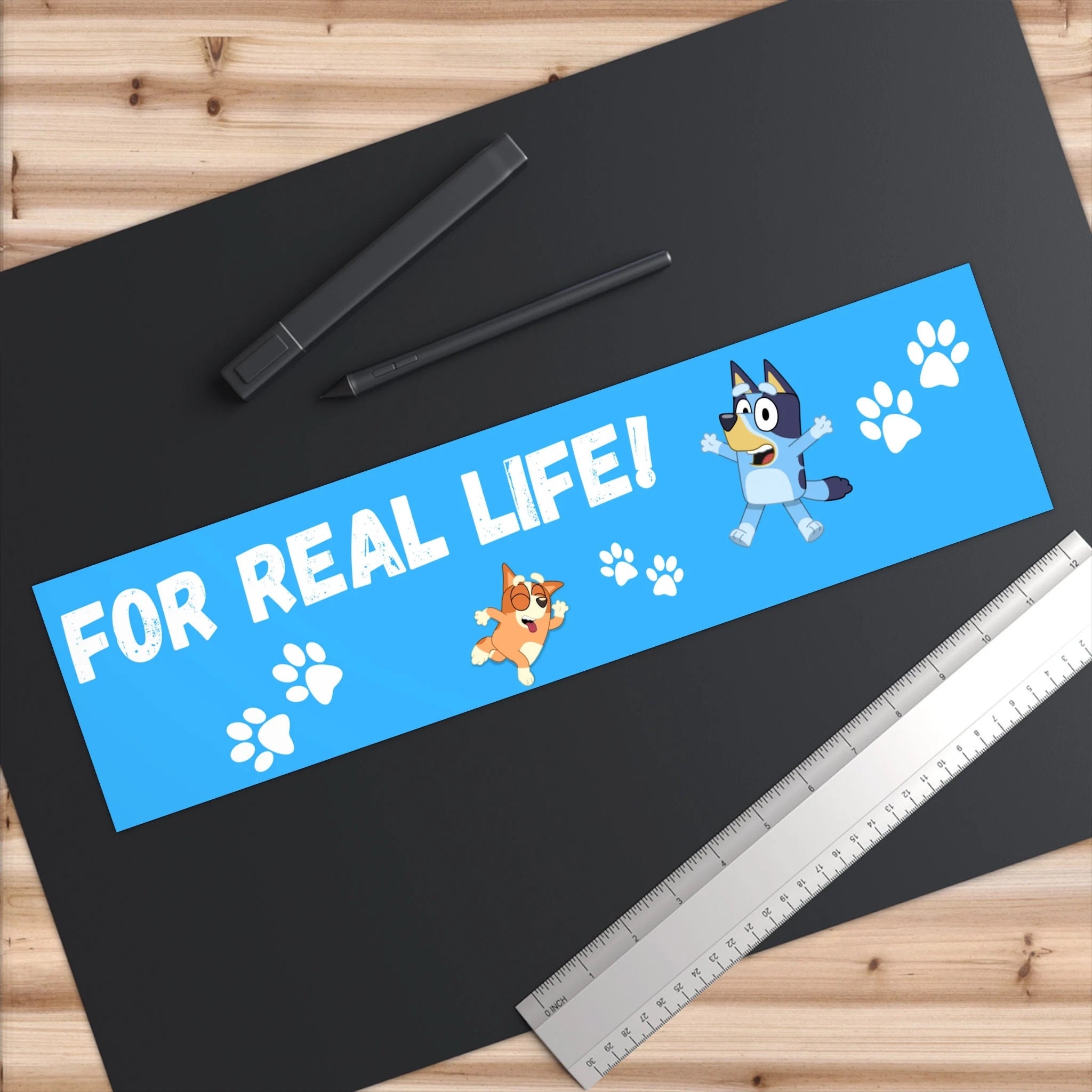 Bluey and Bingo Heeler Theme Bumper Stickers Quote for - Etsy Hong Kong