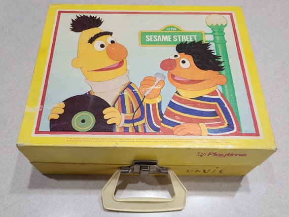Bert and Ernie Sesame Street Working Record Player Playtime - Etsy
