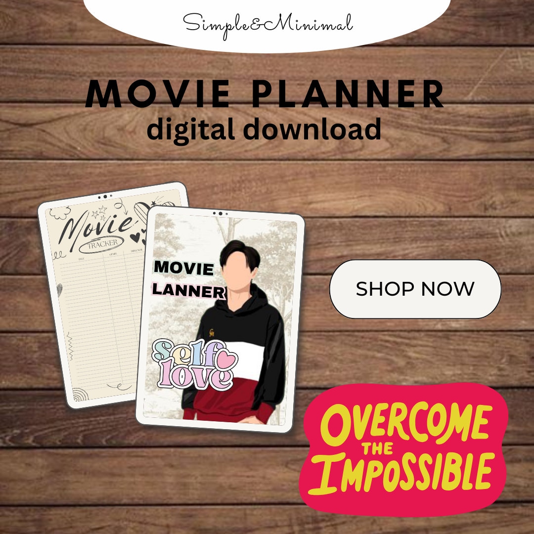 Movie Planner, 2024 Digital Planner, Digital Planner, iPad Planner ...