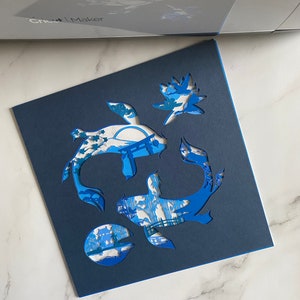 Japanese Shadow Box Svg Template, Japanese Themed Light Box Svg, Mount ...