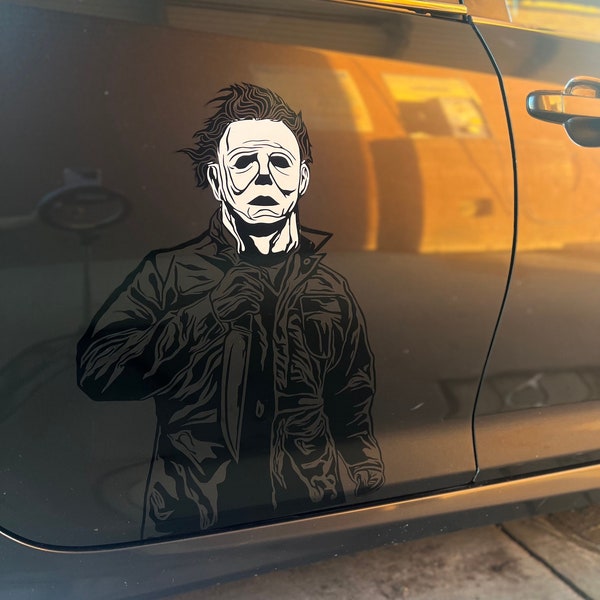 Michael Myers Large Window Decal - Etsy