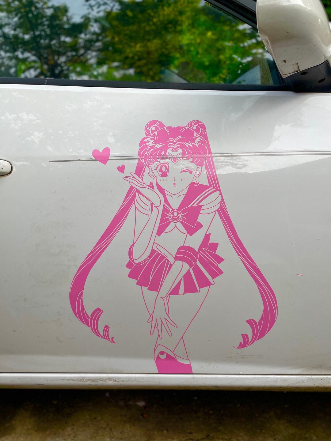 Anime Girl Large Car Graphic Decal Vinyl Car Truck Wall - Etsy