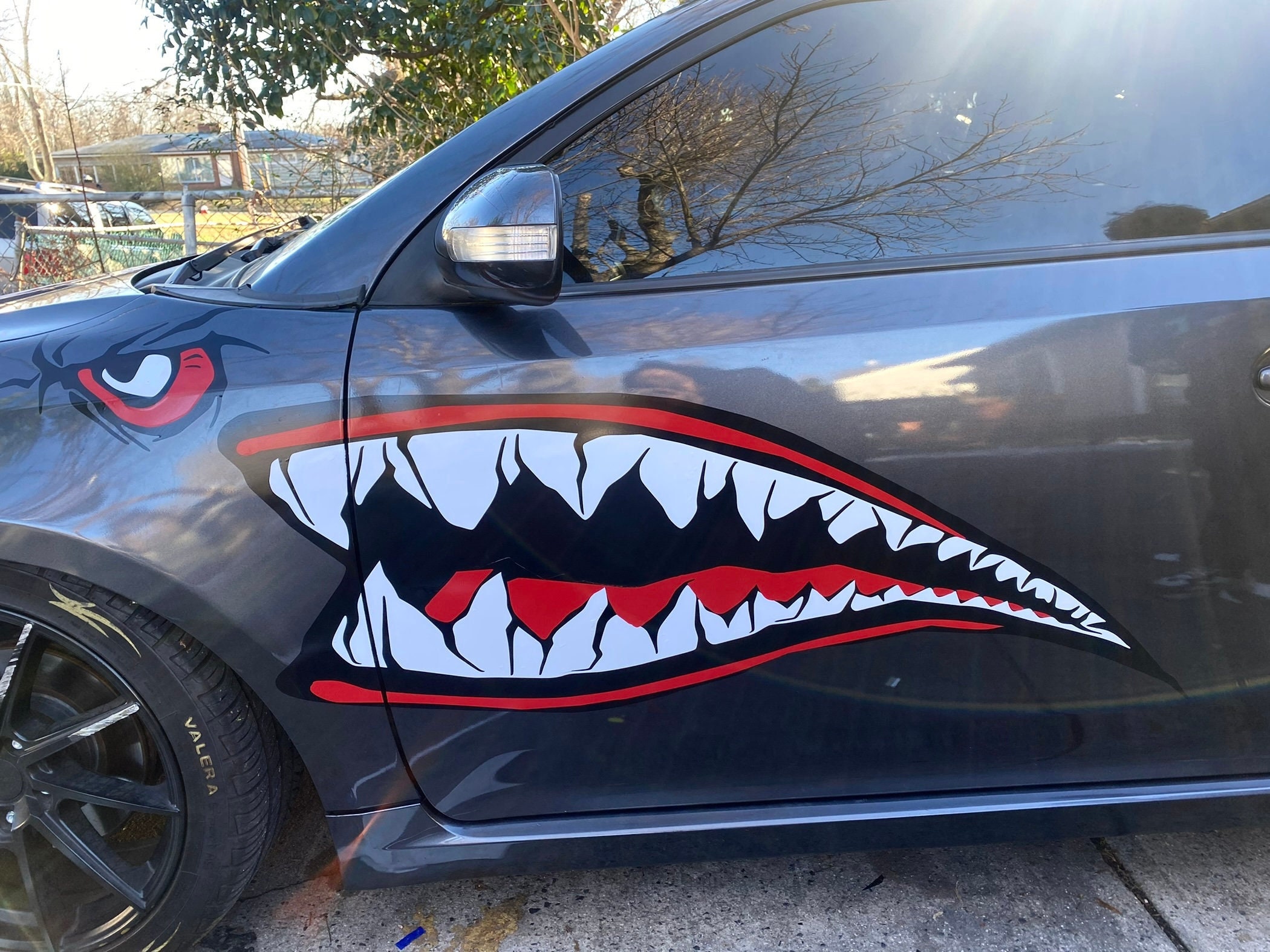 Shark Mouth Car Decal