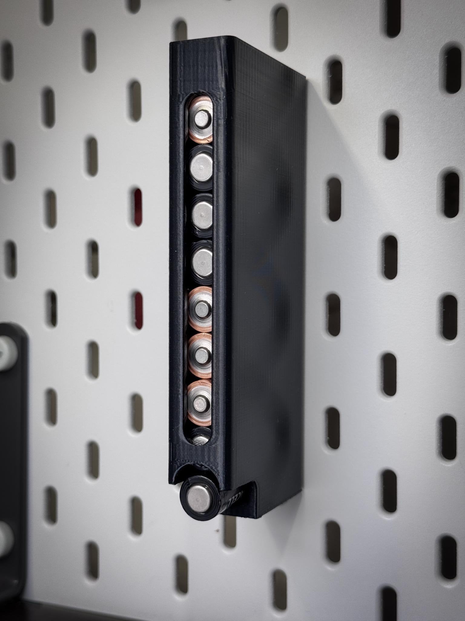 Battery Organizer, Ikea Pegboard, AA Battery - Etsy