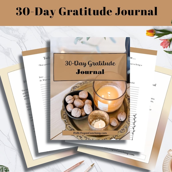 Gratitude Journal Printable, Journaling Prompts, Self-care, Mental ...