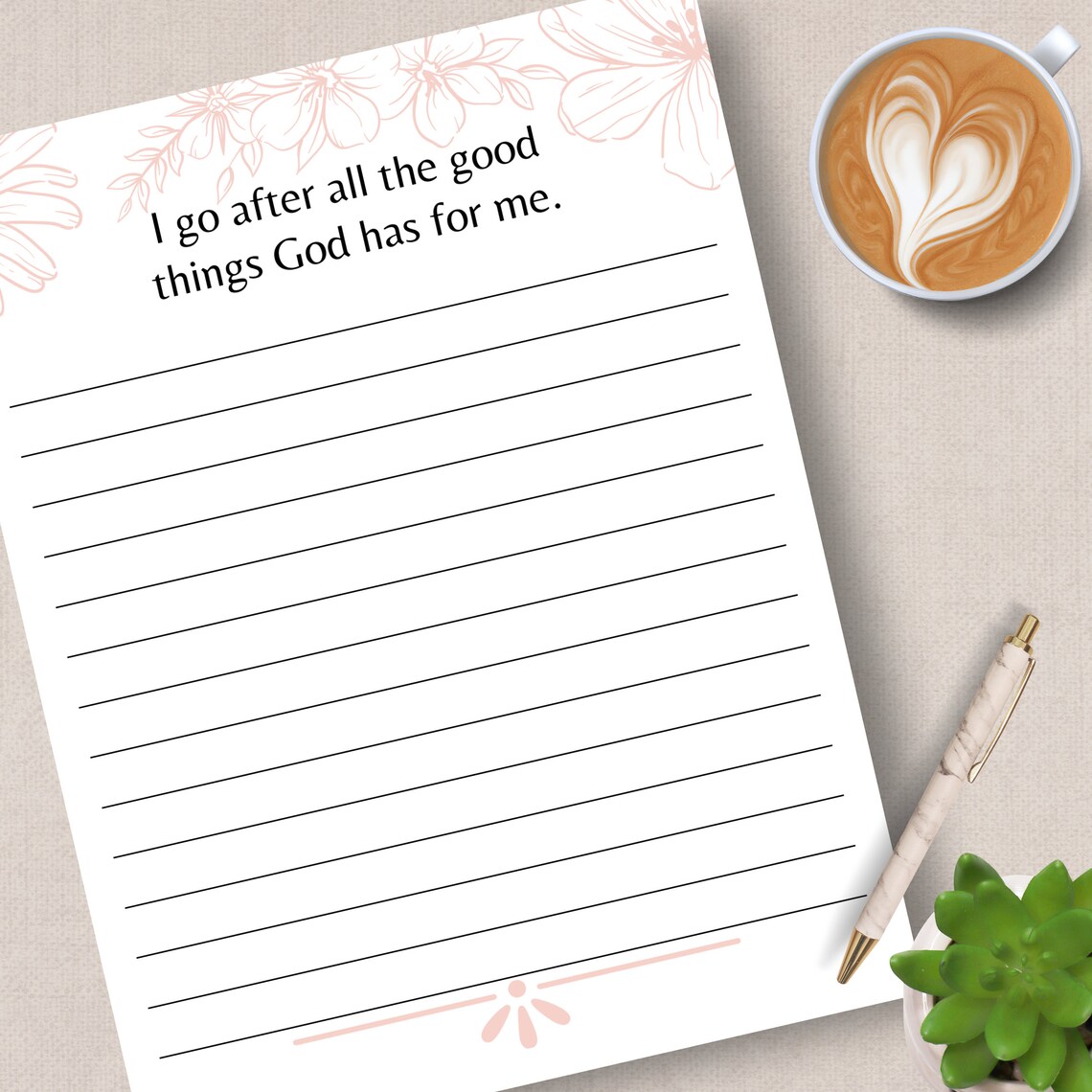 Prayer Journal Printable Christian Journal Daily Faith Based - Etsy