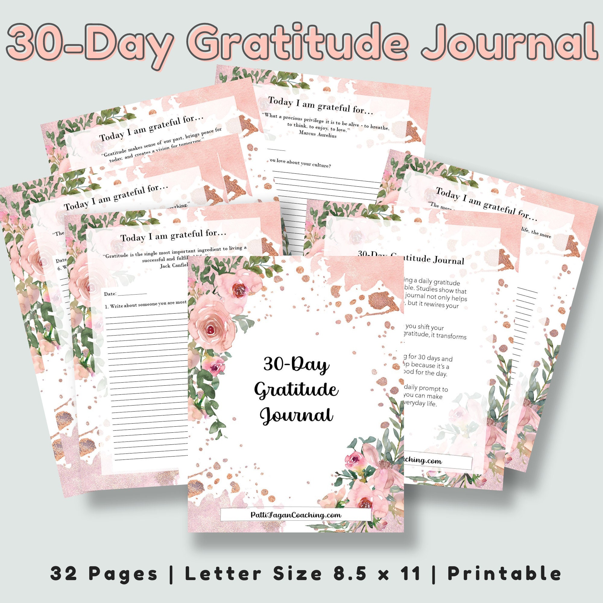 30-day Gratitude Journal Journaling Prompts Gratitude Journal Prompts ...
