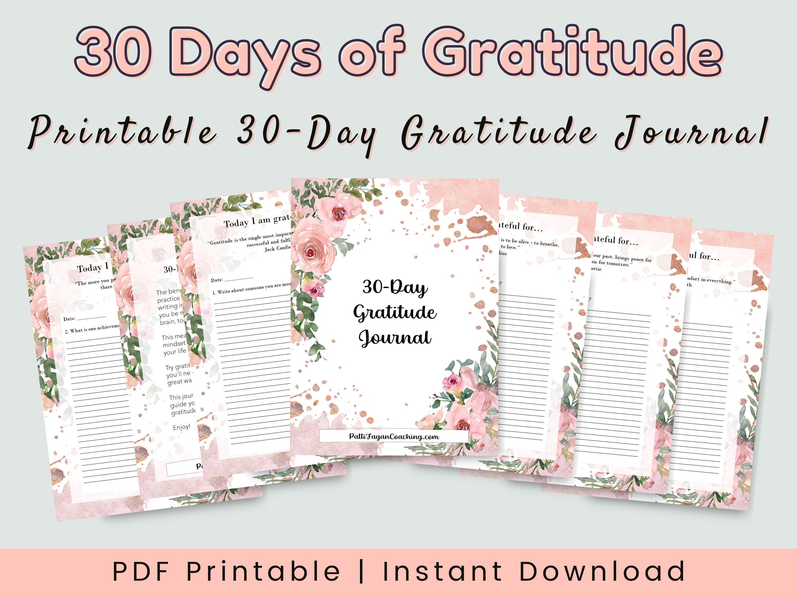 30-day Gratitude Journal Journaling Prompts Gratitude Journal Prompts ...