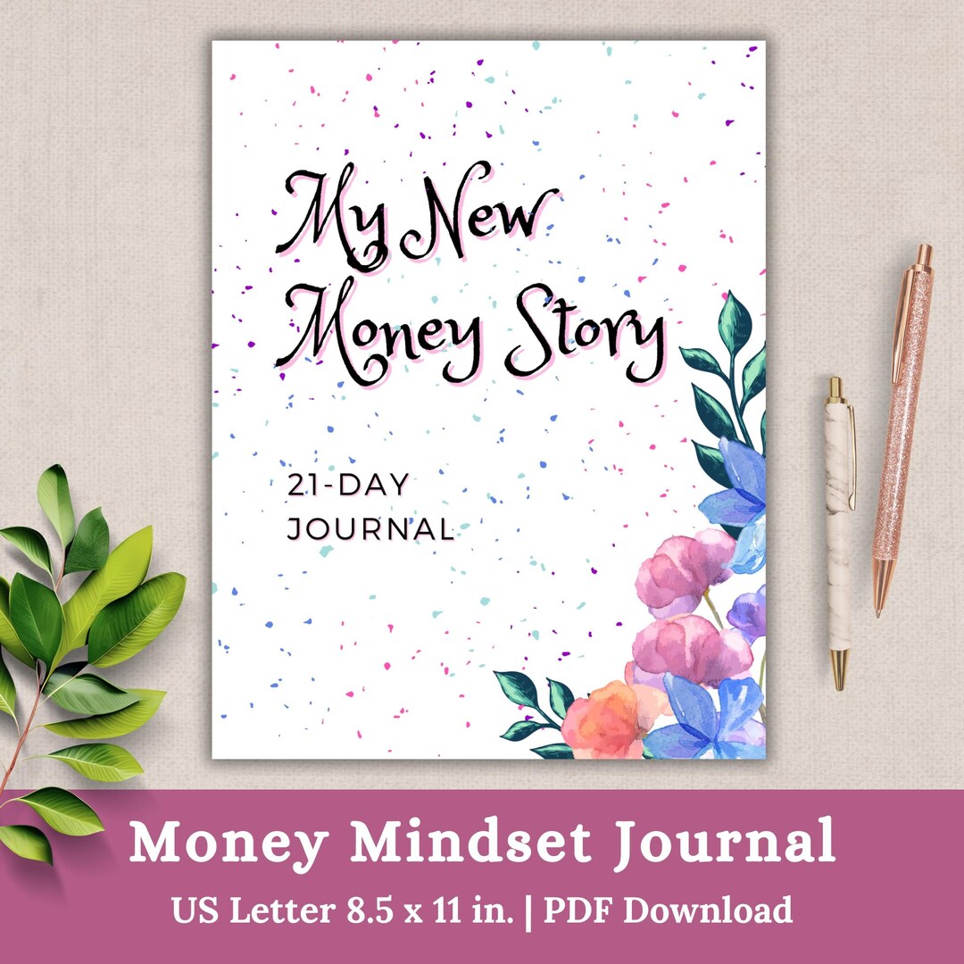 Money Mindset Printable Journal Ebook, PDF Download, Digital Planner ...