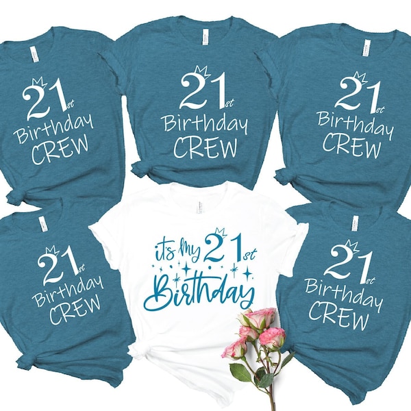 Custom 21st Birthday Party Shirts - Etsy