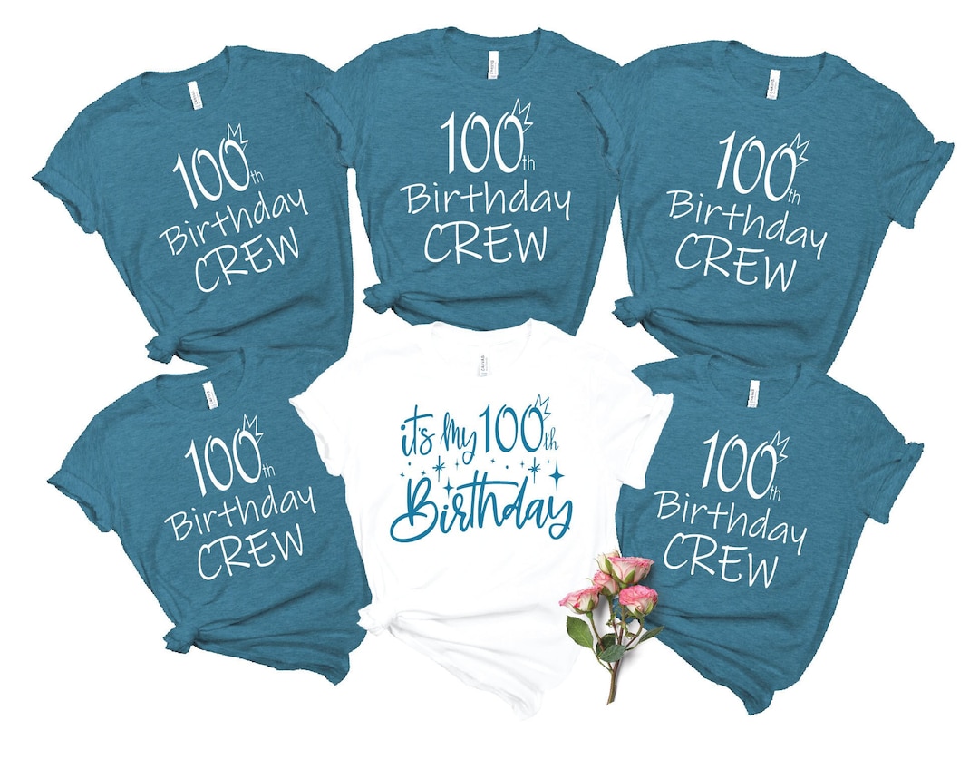 100th Birthday Shirt, 100 Years Old Gift, 100th Birthday Party Outfit ...