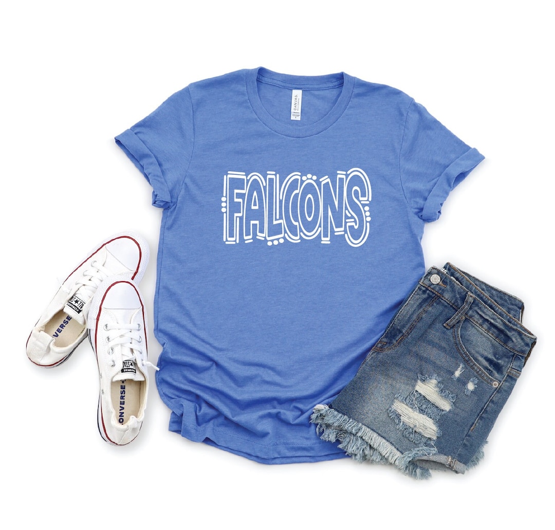 Falcons School Mascot Shirt, Favorite Team Shirts, School Team Shirt ...