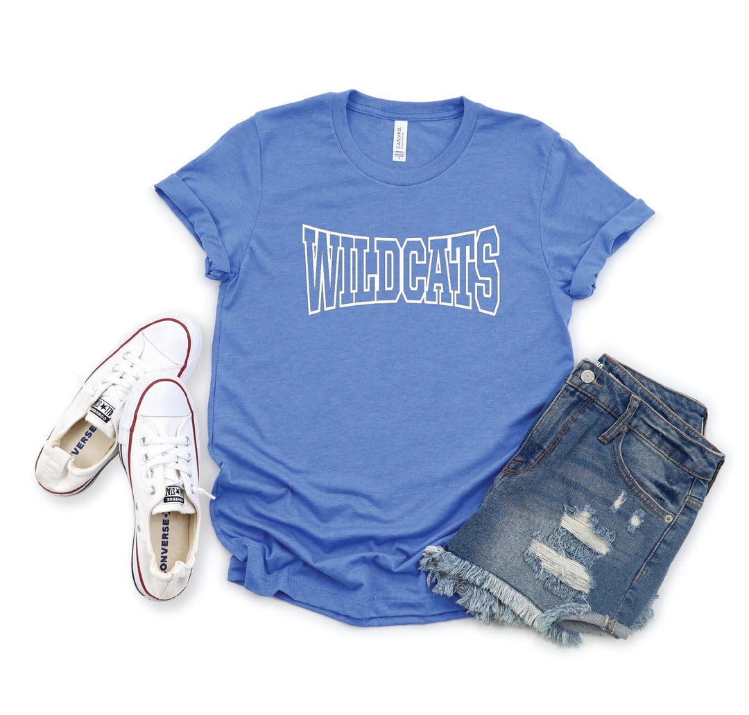 Wildcats Mascot Shirt, Wildcat School Shirt, Wildcats Lover Gift ...
