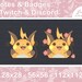 Twitch & Discord Emote Raichu | Pokemon | Cheer | Happy - Etsy