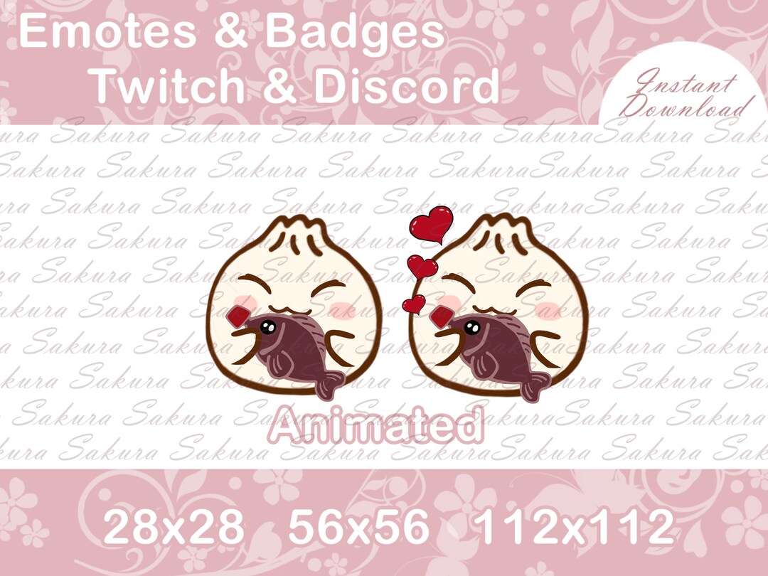 Animated Twitch & Discord Emote Soy Sauce Loving Dumpling - Etsy