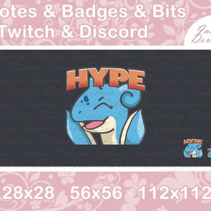 Twitch & Discord Emote Lapras Hype | Pokemon - Etsy