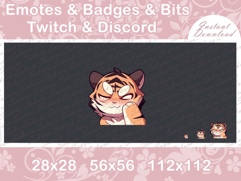 Tiger Emote for Stream, Scheming Scheme, Tiger Emotes, for Twitch ...