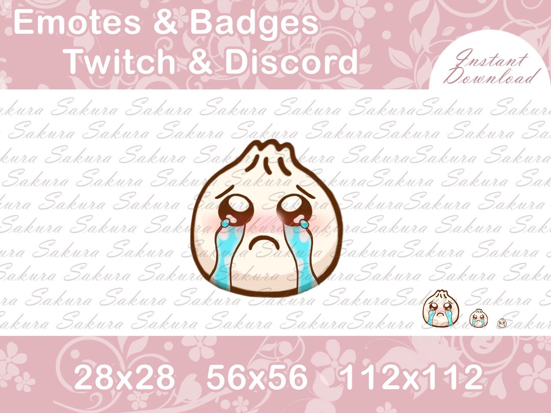 Cute Dumpling Emote | Dumpling Emotes | Dumpling | Twitch Emotes ...