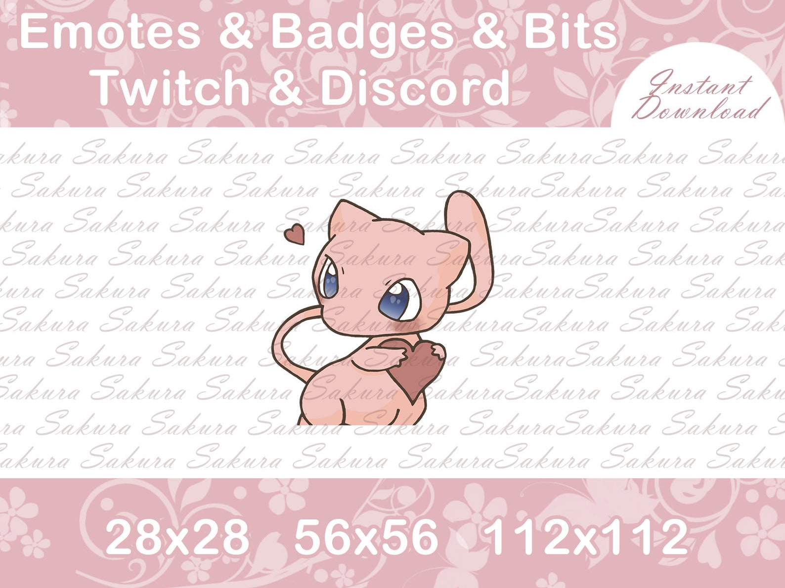 Cute Mew Emote | Mew Emotes | Mew | Twitch Emotes | Discord Emotes ...