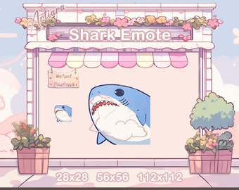 Sharky - Emote for Twitch, Discord, Youtube, Streaming - Etsy