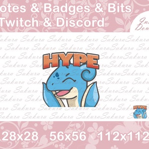 Twitch & Discord Emote Lapras Hype | Pokemon - Etsy