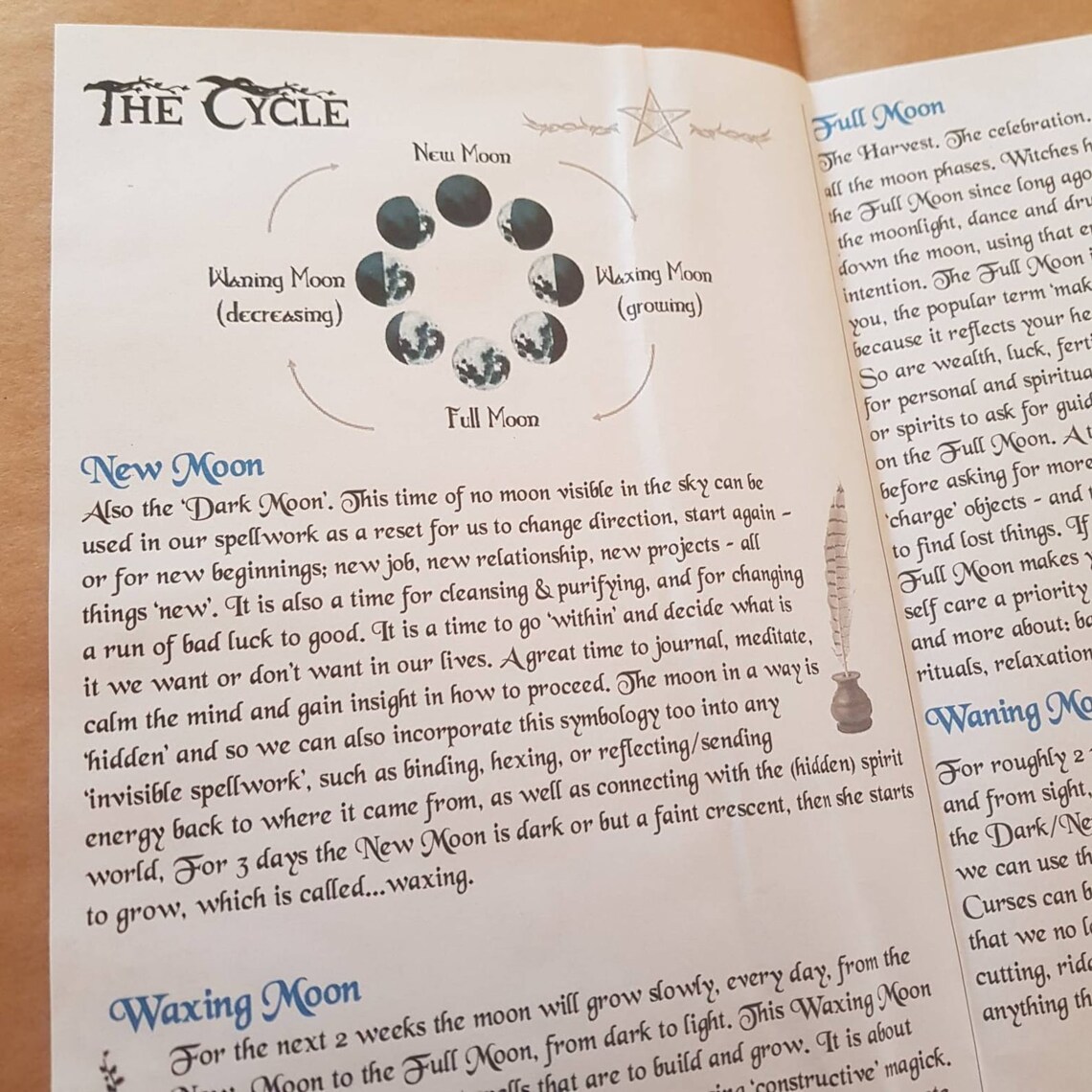 Moon Magic Book of Shadows - Etsy
