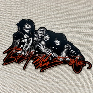 Motley Crue Stickers | Glam Metal Stickers | Heavy Metal | 80's Vintage ...