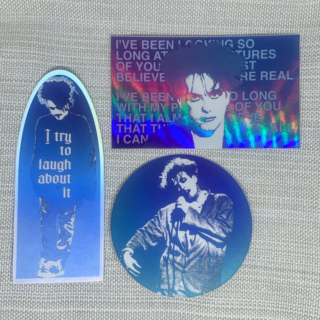 The Cure Stickers | Robert Smith Stickers | Goth Stickers | 80's ...