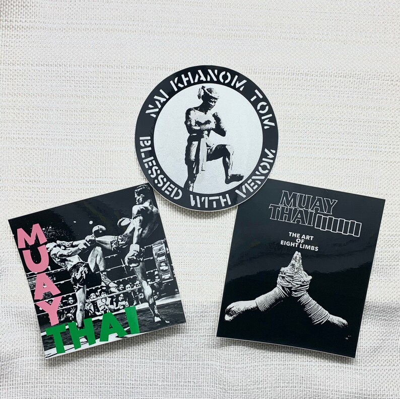 Muay Thai Stickers Kickboxing Stickers MMA Stickers Martial Arts ...