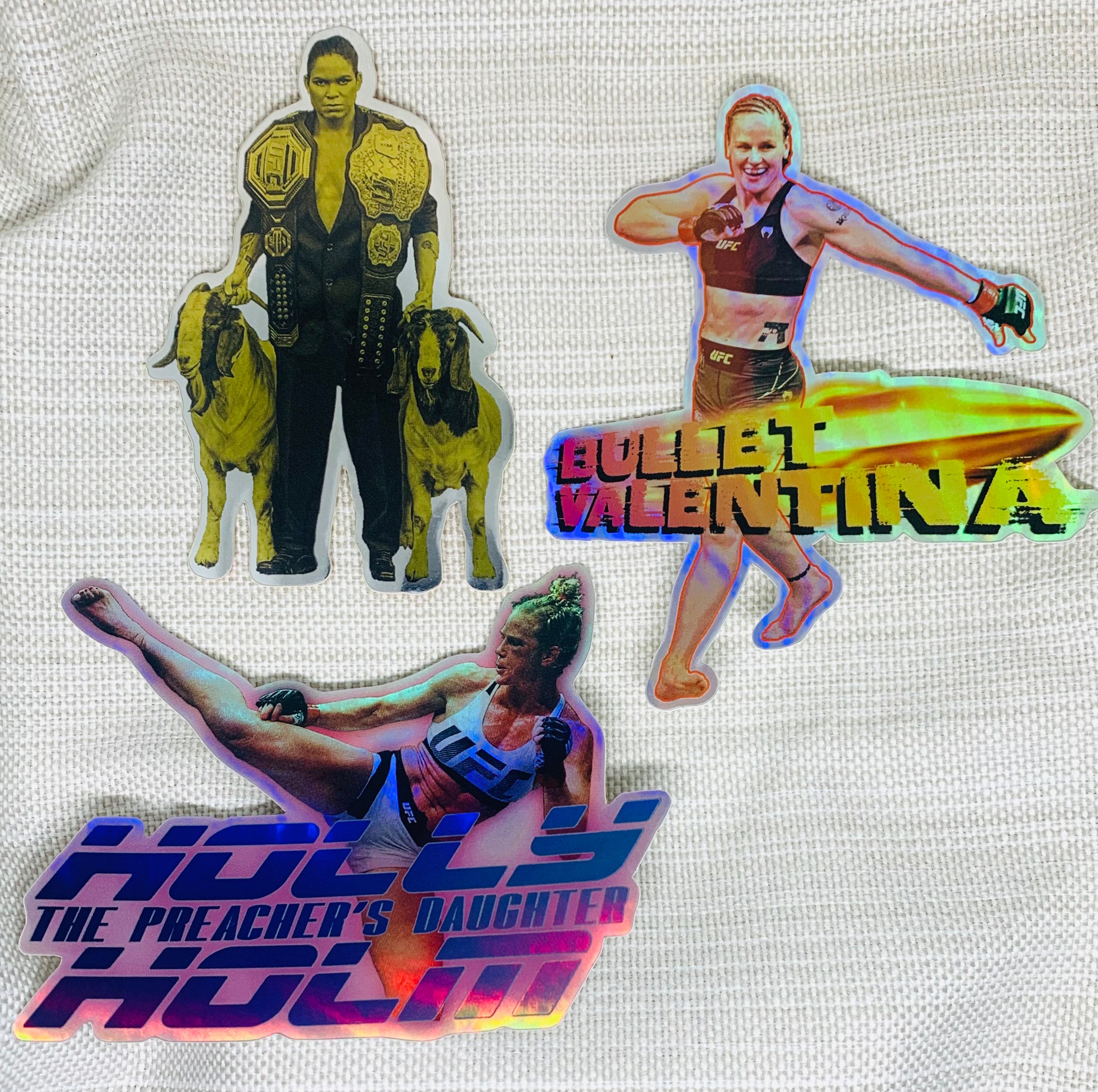 UFC Female Fighter Stickers | Amanda Nunes Sticker | Valentina ...