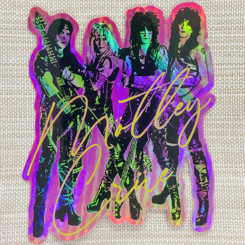 Motley Crue Stickers | Glam Metal Stickers | Heavy Metal | 80's Vintage ...