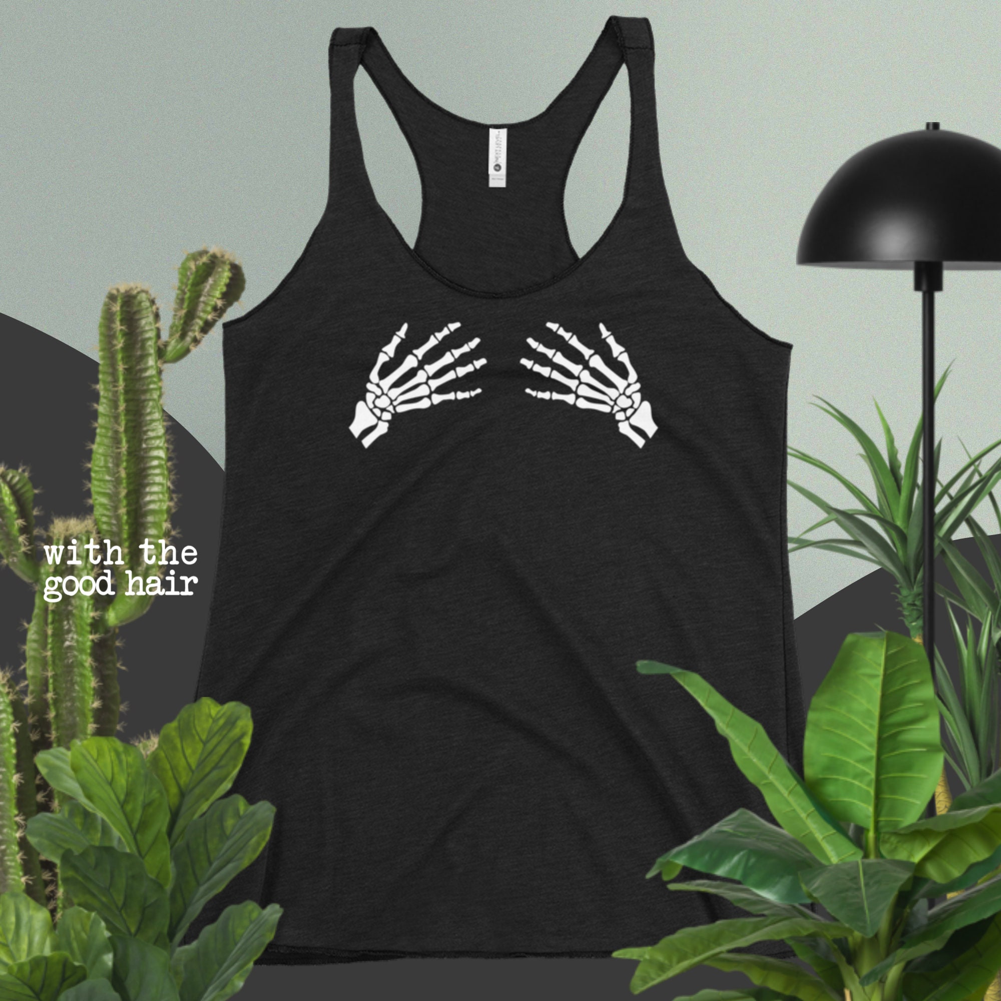 Skeleton Hands, Skeleton Tee Shirt, Goth Clothing, Halloween Gifts for ...