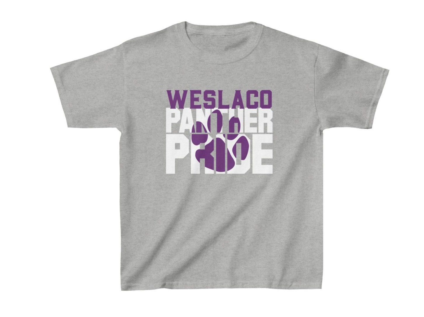 Weslaco Panther Tshirt for Kids Back to School Shirt Purple - Etsy