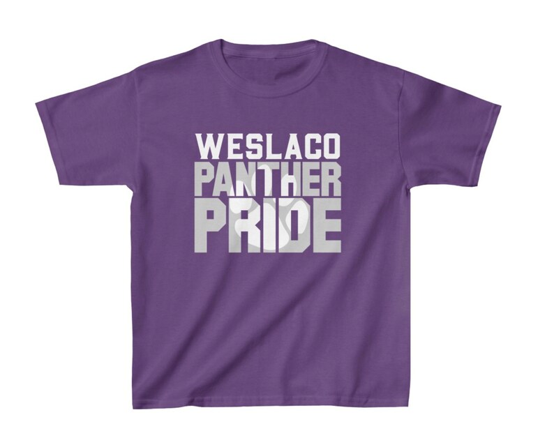 Weslaco Panther Tshirt for Kids, Back to School Shirt, Purple School ...