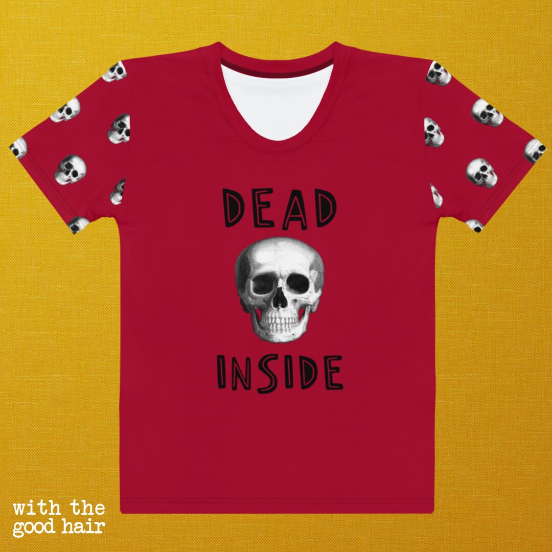 Dead Inside Tshirt, Halloween Shirt, Trick or Treat Tshirt for Mom ...