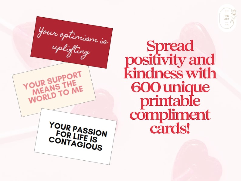 Valentine's Day Printable Compliment Cards Act of Kindness ...