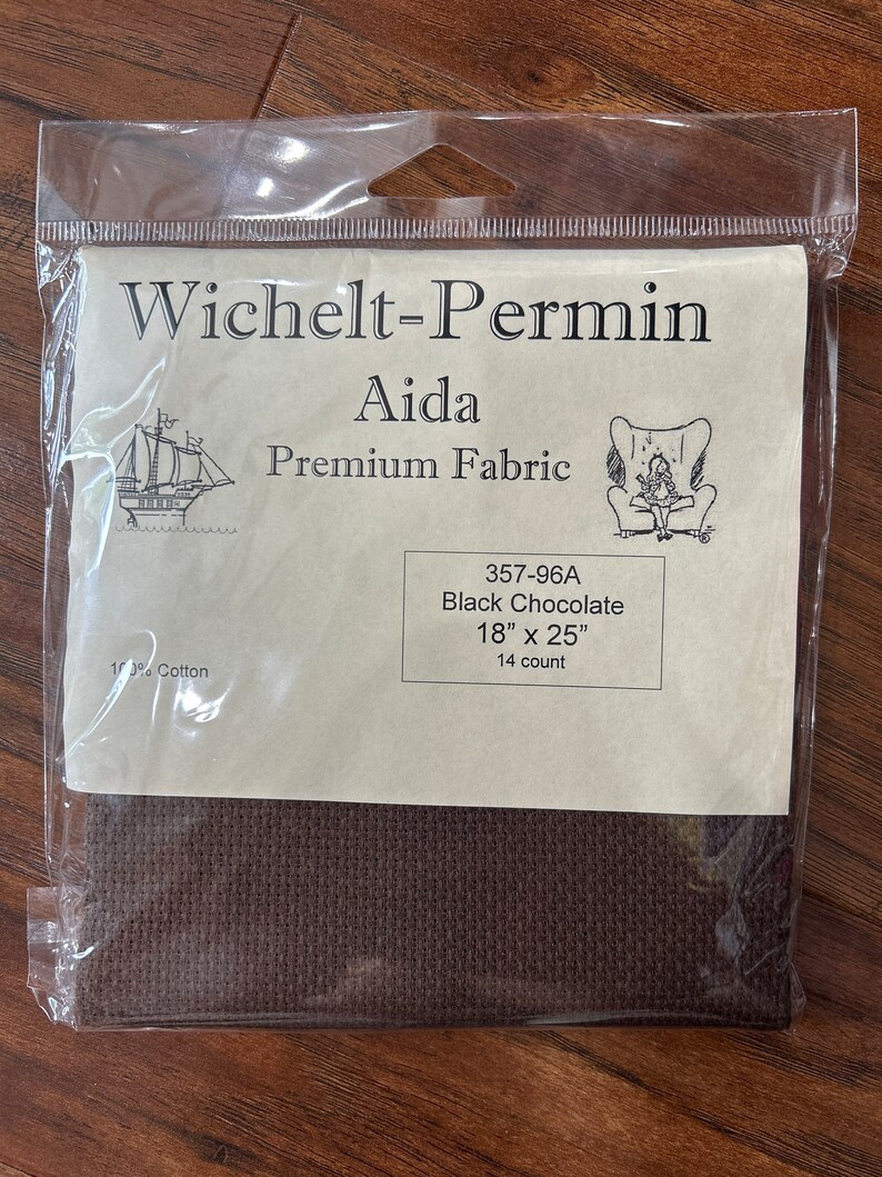 14 Count Aida Cross Stitch Fabric: 100% Cotton - Wichelt-permin - Etsy