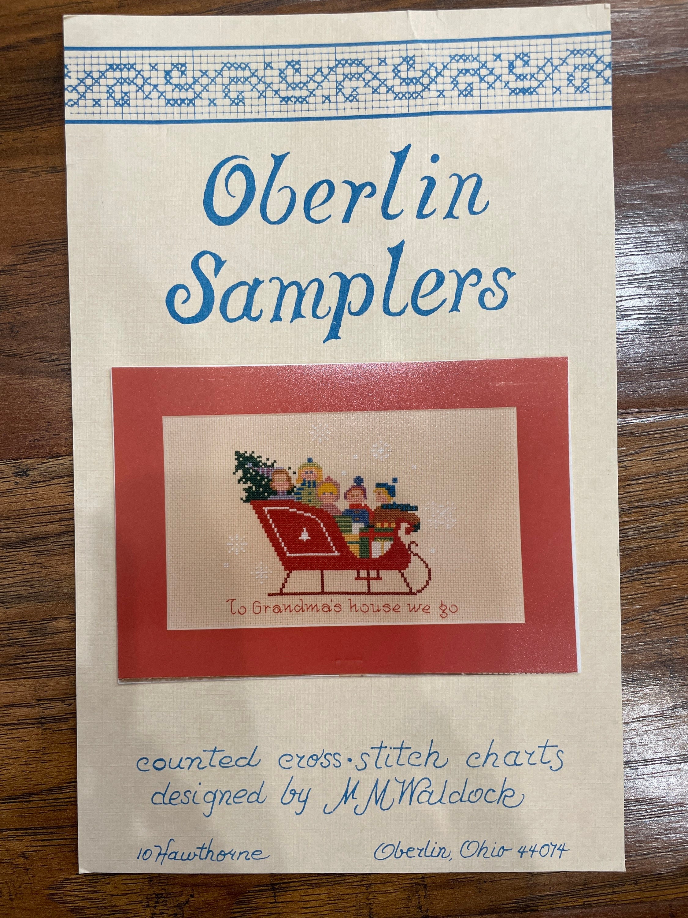 Oberlin Samplers Counted Cross Stitch Designs - Etsy