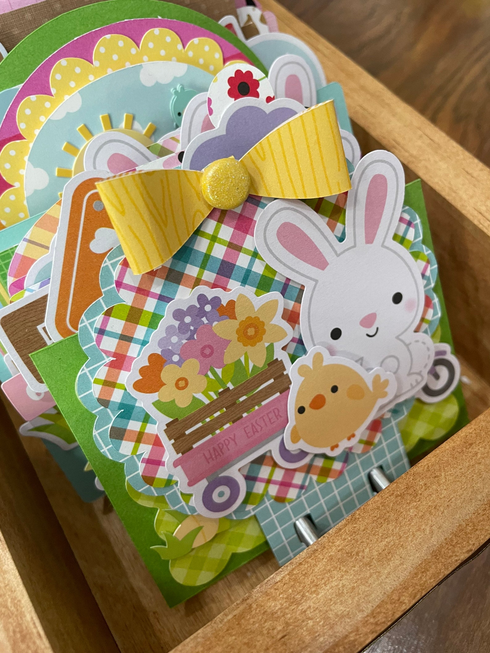 Rolo Girls Box, Rolodex, Memorydex, Wooden Scrapbooking Card Holder - Etsy