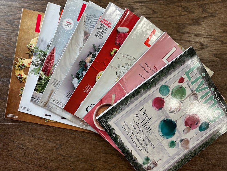 Martha Stewart Living Magazine Editions From 2006-2011 - Etsy