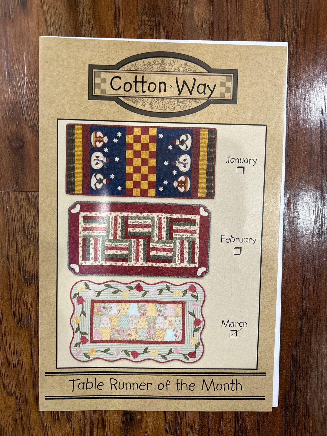 March Table Runner of the Month - Etsy