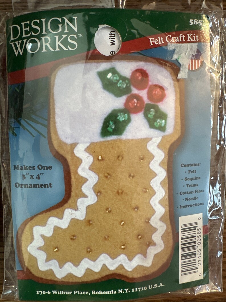 Design Works Felt Craft Kits and Cross Stitch Kit - Etsy
