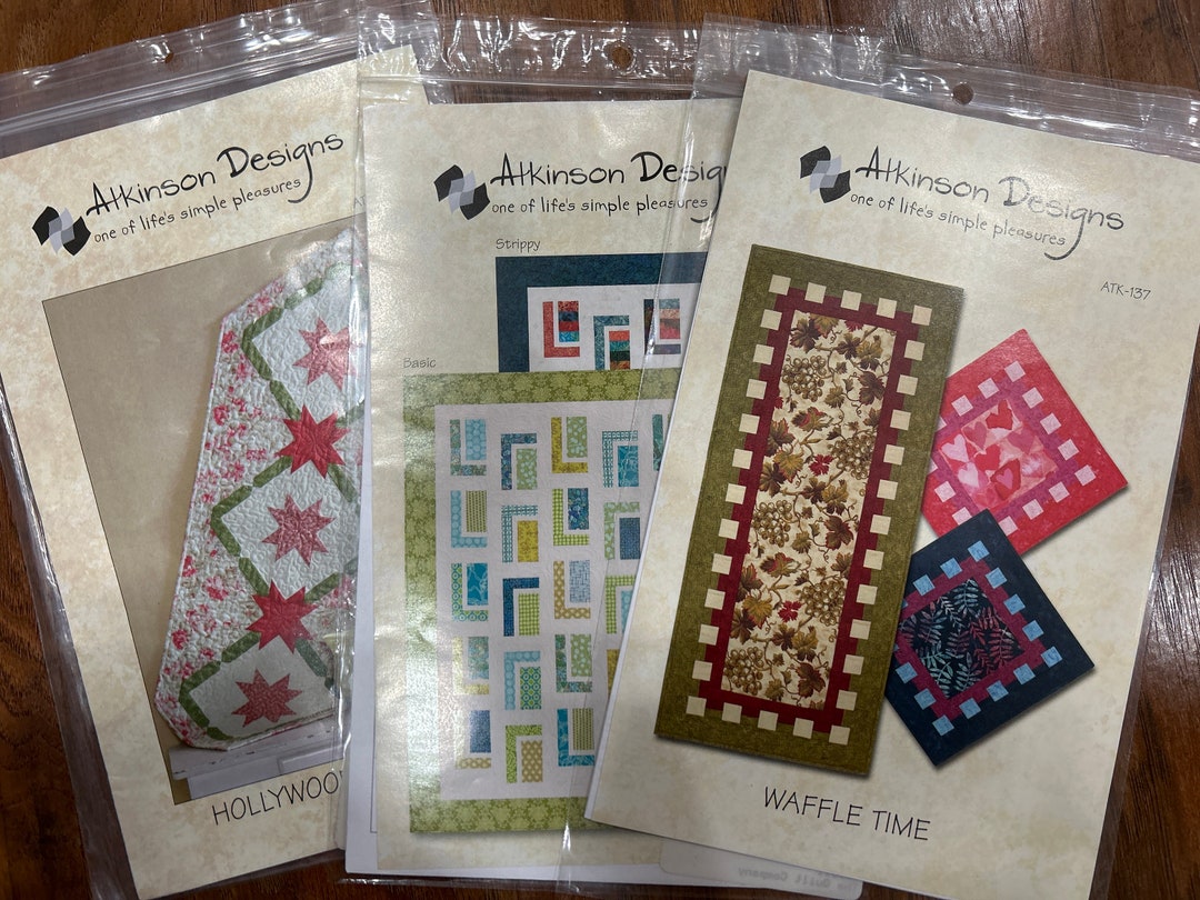 Atkinson Designs Quilt Patterns Tablerunner Pattern Handmade Quilt ...
