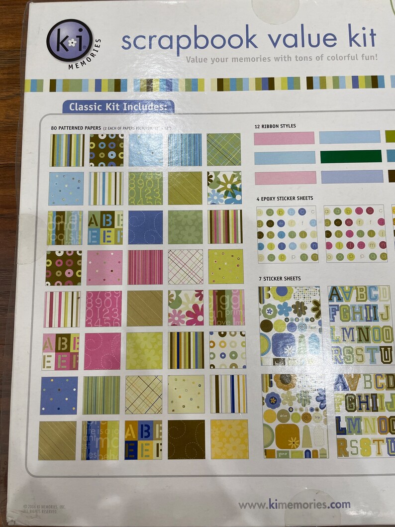 KI Memories Scrapbook Value Kit - Etsy