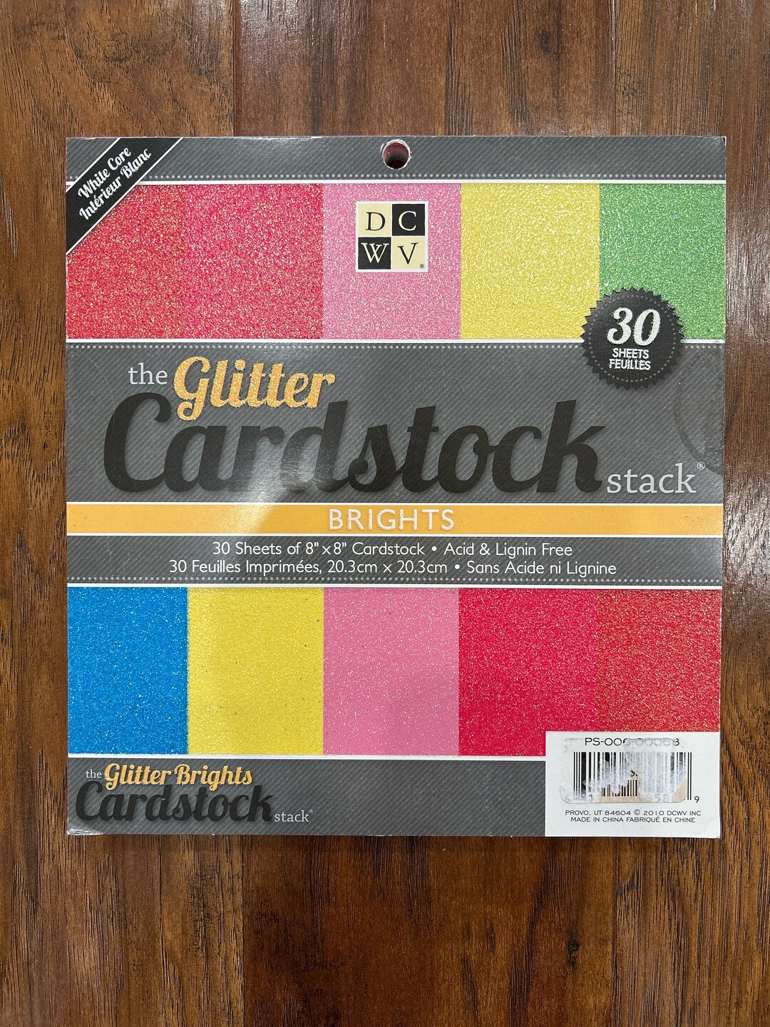 DCWV the Glitter Cardstock Stack - Etsy
