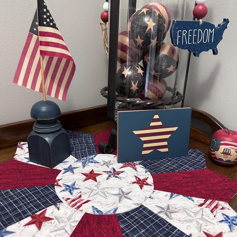 Dresden Plate Table Topper Pattern - Etsy